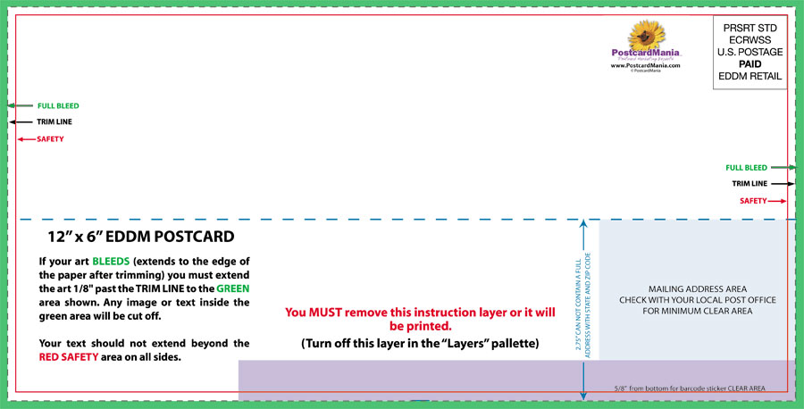 Eddm Postcard Template