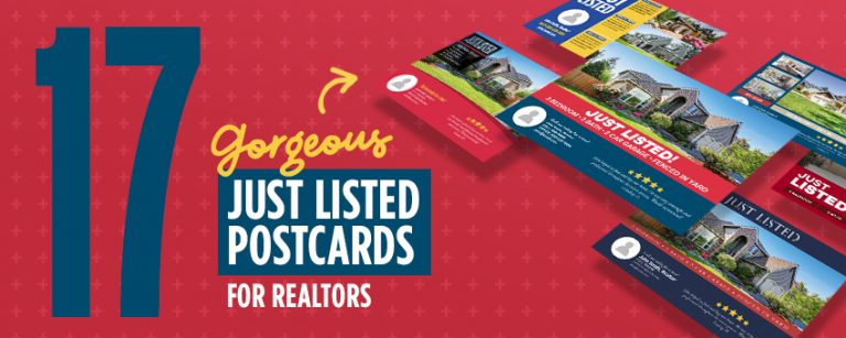 17 Gorgeous Just Listed Postcards Design Templates for Realtors