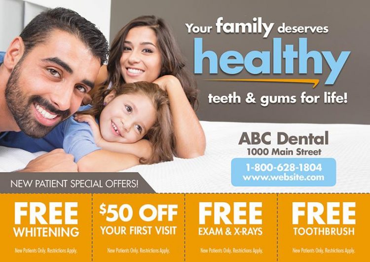 12 Genius Dental Direct Mail Templates for General Dentistry Postcard ...