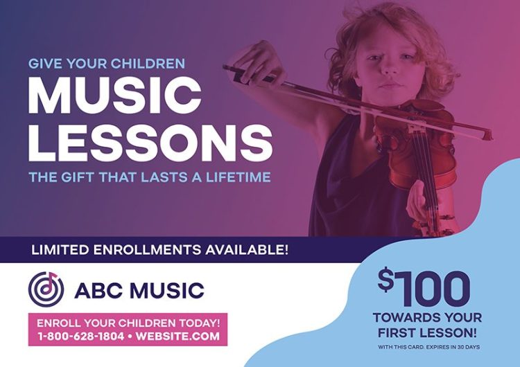 7 Memorable Postcards Every Music School Needs To Use