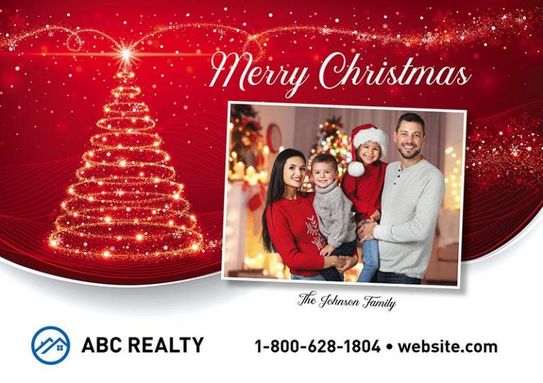 6 Real Estate Holiday Postcards For Your Marketing