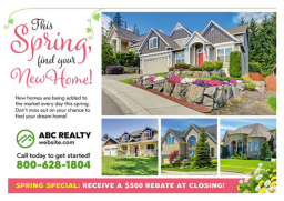 4 Gorgeous Spring Real Estate Postcards You Can Send
