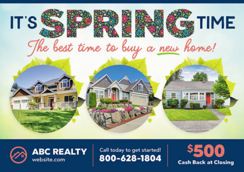 4 Gorgeous Spring Real Estate Postcards You Can Send