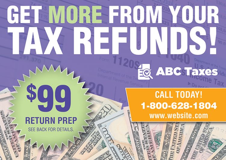 11 Awesome Tax Preparation Postcard Mailers for Accountants