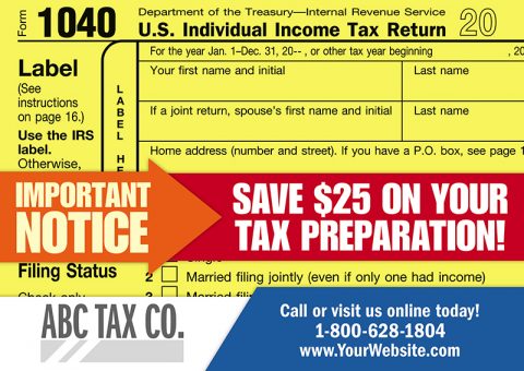 11 Awesome Tax Preparation Postcard Mailers for Accountants