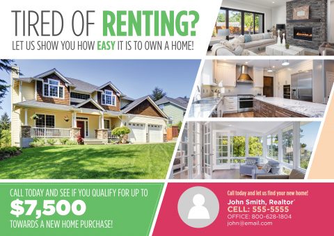 6 Gorgeous Real Estate Postcards For Renters You Should Use