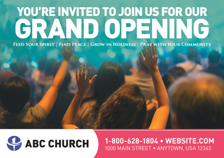 16 Brilliant Church Direct Mail Postcard Advertising Examples