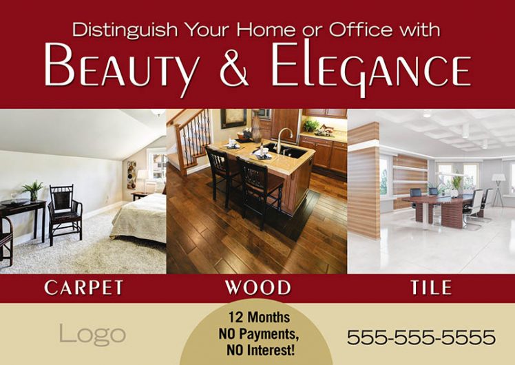 4 Brilliant Flooring Services Direct Mail Postcard Examples ...