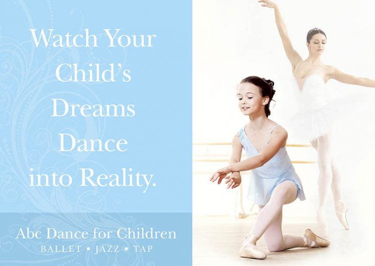 14 Brilliant Dance Studio Postcard Marketing/Advertising Examples