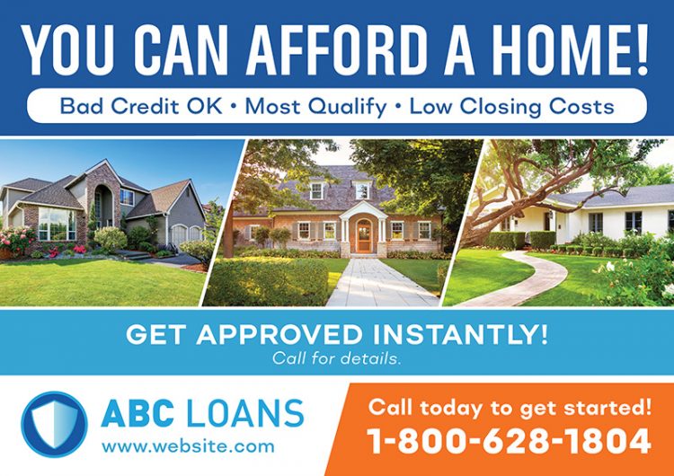 55 Brilliant Mortgage Direct Mail Postcard Advertising Examples