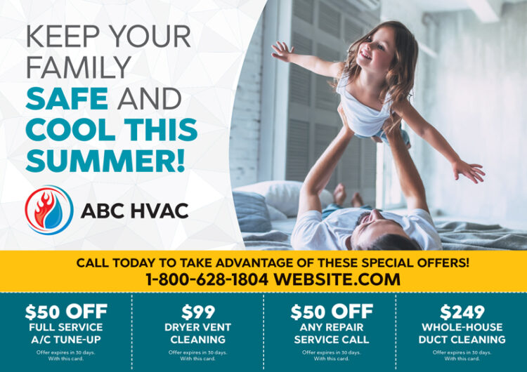 26 Cool HVAC Direct Mail Postcard Marketing Ideas You Should Steal