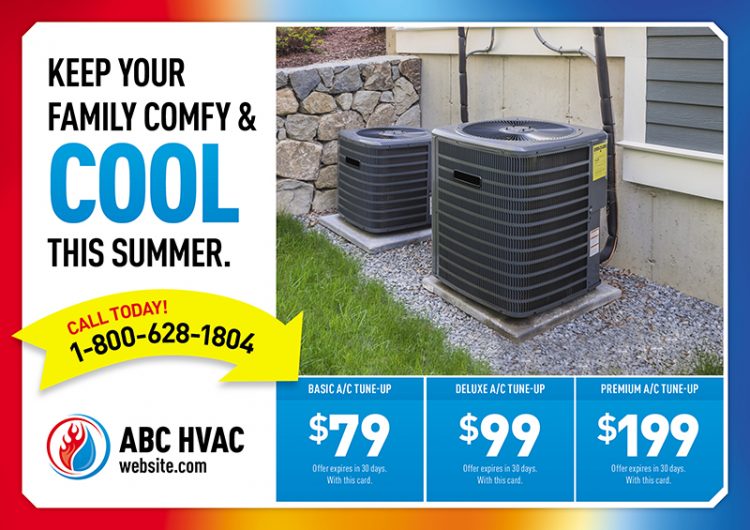 26 Cool HVAC Direct Mail Postcard Marketing Ideas You Should Steal