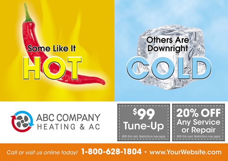 26 Cool HVAC Direct Mail Postcard Marketing Ideas You Should Steal