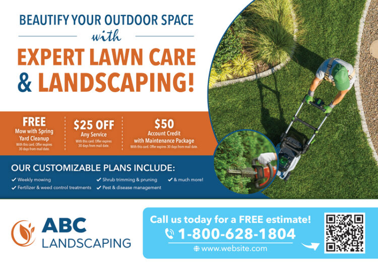 Proven Landscape and Lawn Care Marketing | PostcardMania