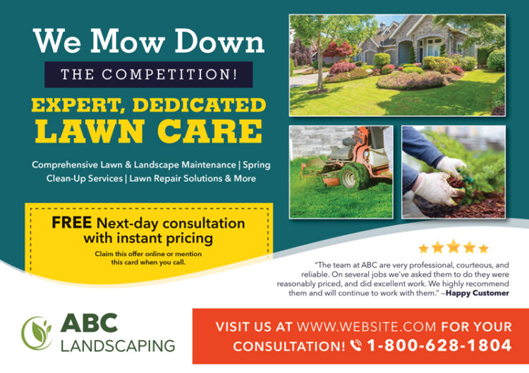 Proven Landscape and Lawn Care Marketing | PostcardMania