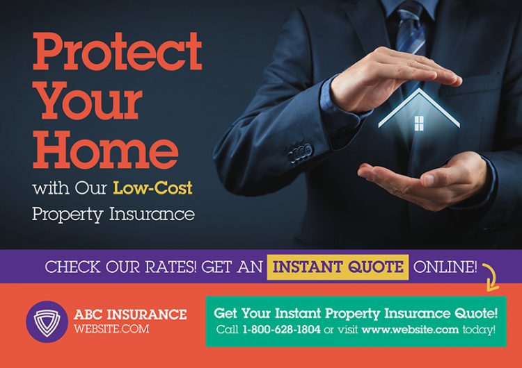 Insurance Postcards/Insurance Direct Mail for Insurance Broker Advertising