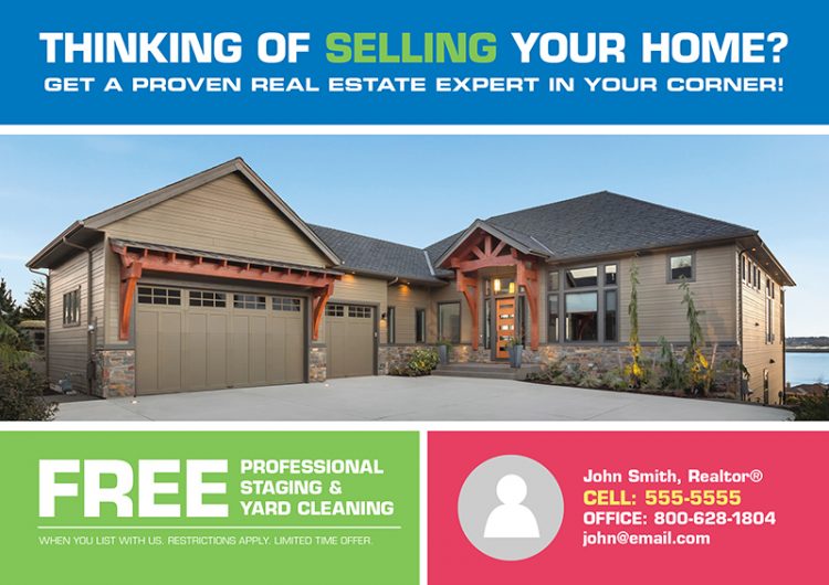 6 Genius Thinking of Selling Your Home Postcards for Realtors