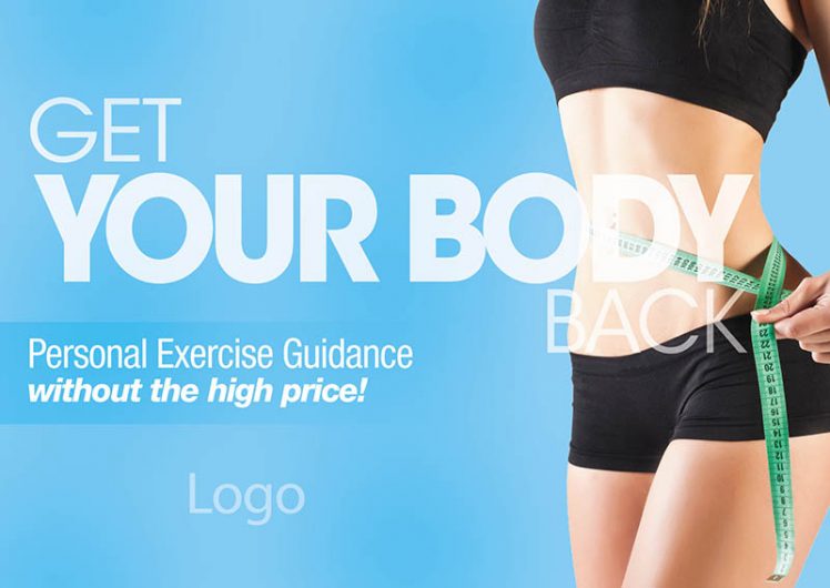 21 Brilliant Fitness, Gym & Personal Training Direct Mail Postcard Examples