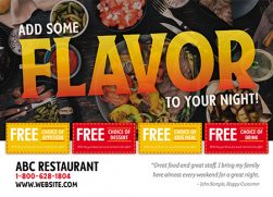 12 Brilliant Restaurant Direct Mail Postcards Advertising Examples