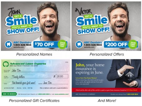 Personalized Postcards | Variable Data Postcard Printing Services ...