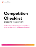 The Competition Checklist That Gets You Answers