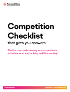 The Competition Checklist That Gets You Answers